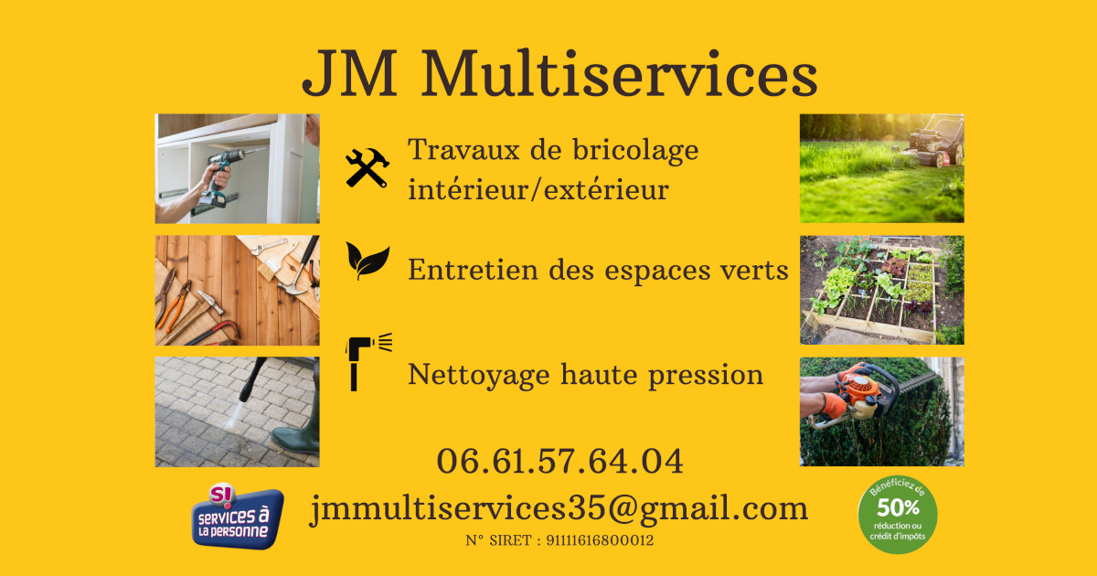 JM Multiservices - Site Officiel de La Bouëxière